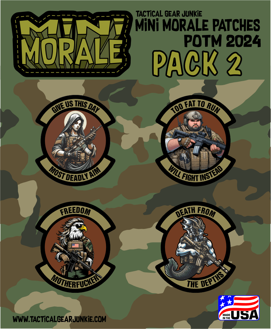 Mini Morale - 2024 2nd Quarter Patch of the Month Patch & Sticker Comb