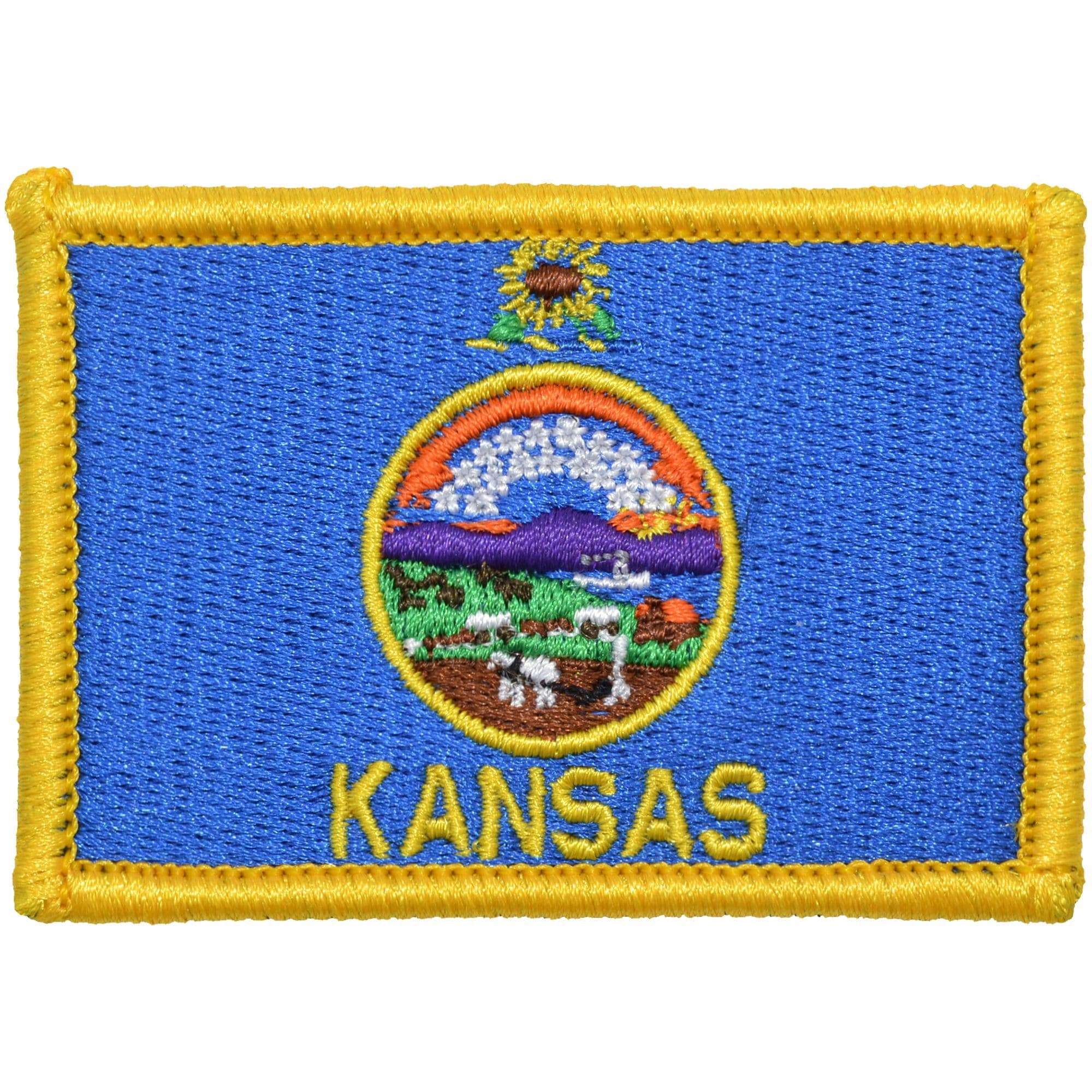 Kansas State Flag - 2x3 Patch