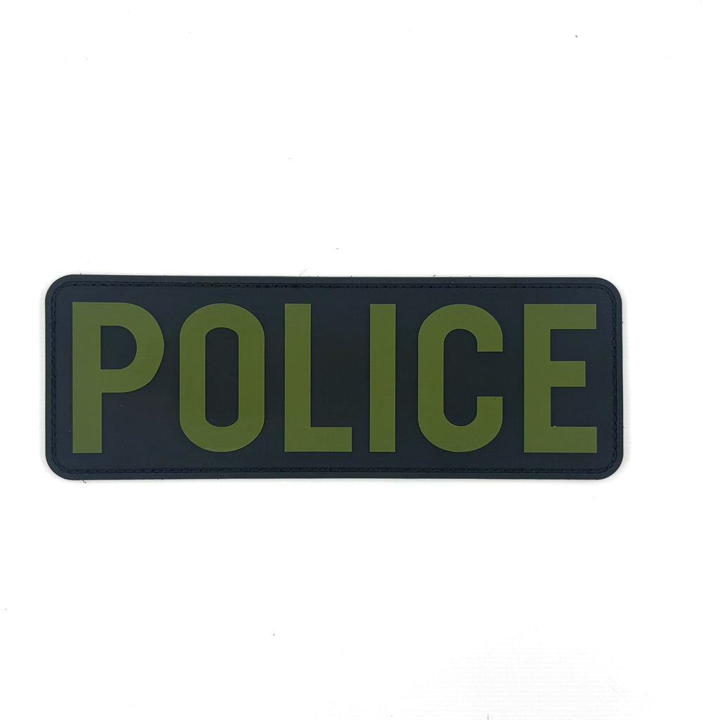 Police Plate Carrier - 3x8.5 PVC Patch -Multiple Variants