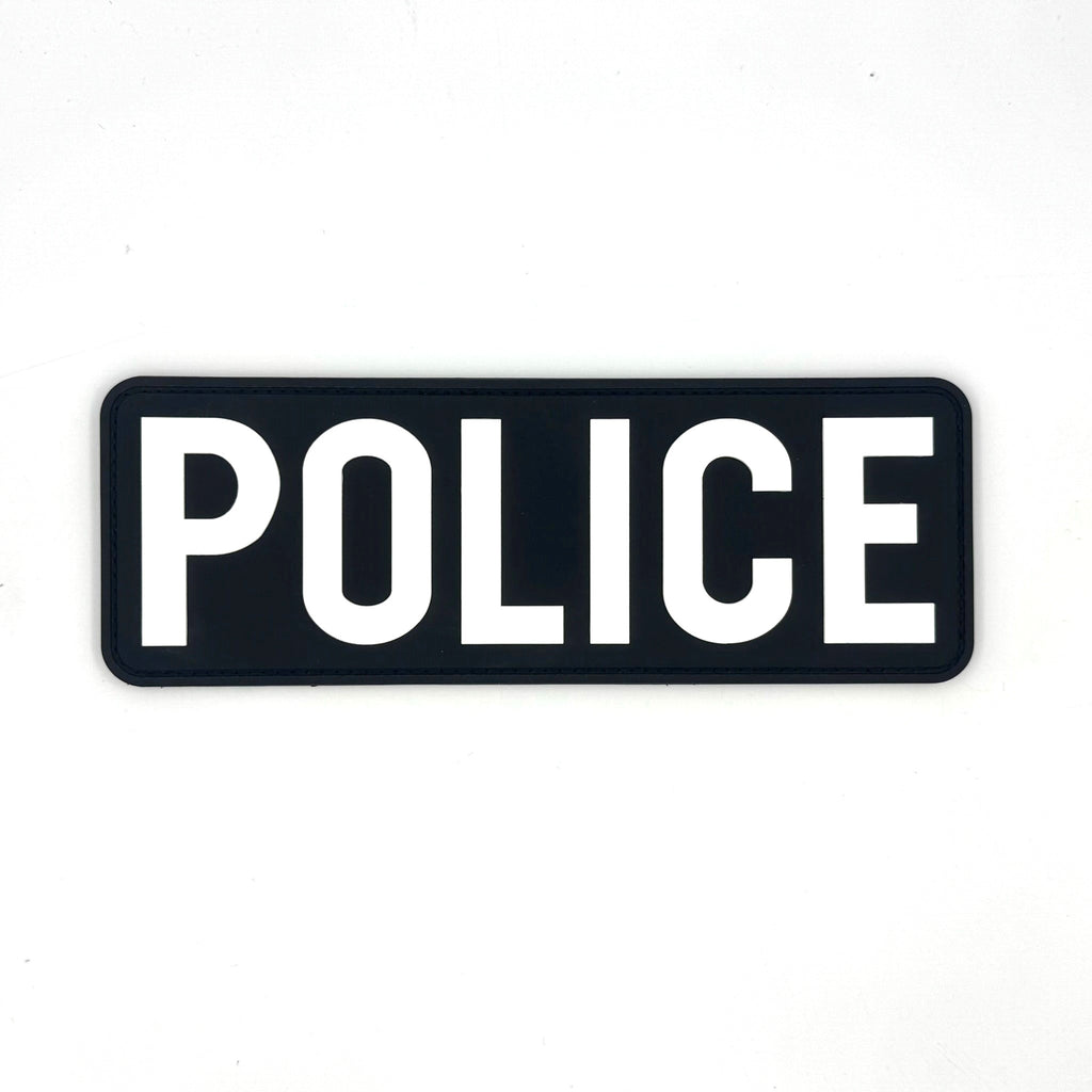 Police Plate Carrier - 3x8.5 PVC Patch -Multiple Variants