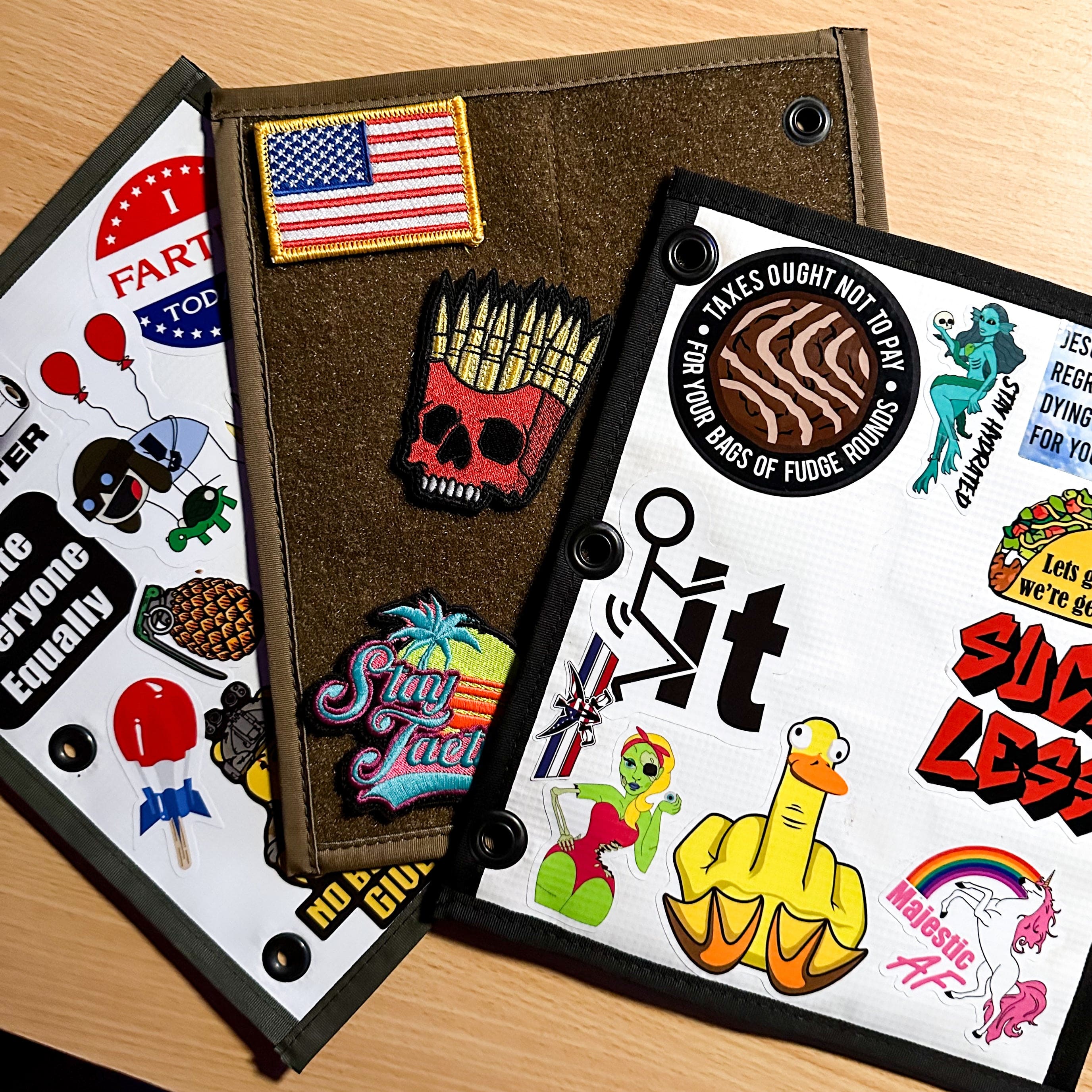USA Made TGJ Tactical Sticker/Patch Page: Durable & Premium Quality