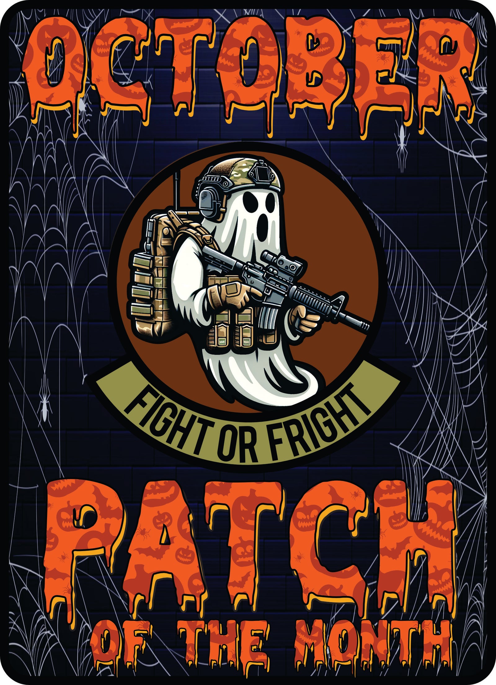 USMC Plate Carrier Flak Patch - Eagle Globe and Anchor Graphic (Filled