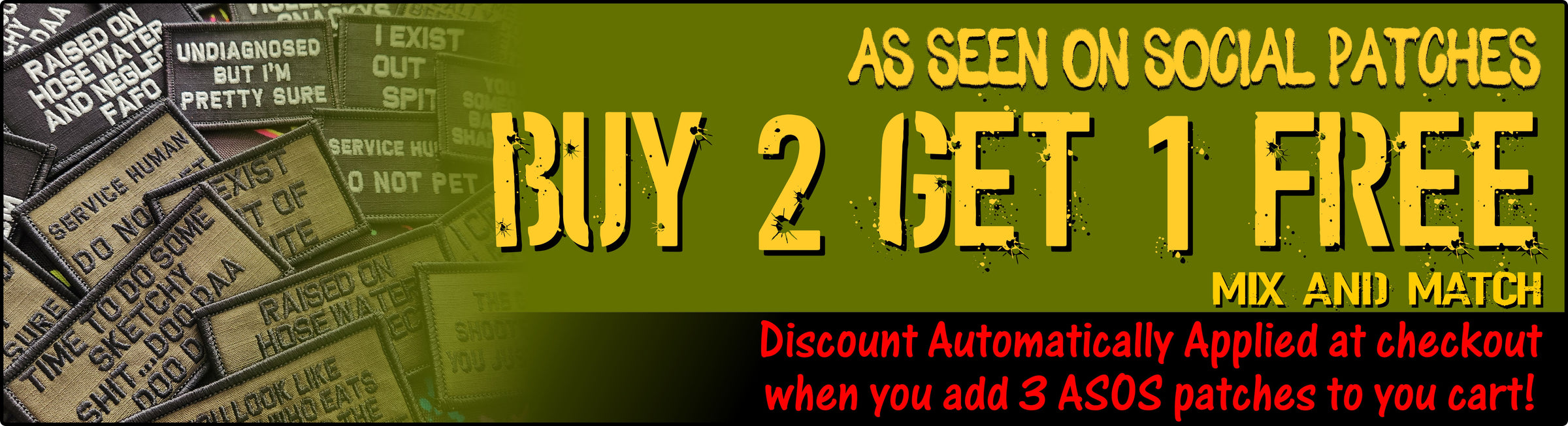 Custom Laser Cut ID Panel - 3x5 CORDURA® Patch