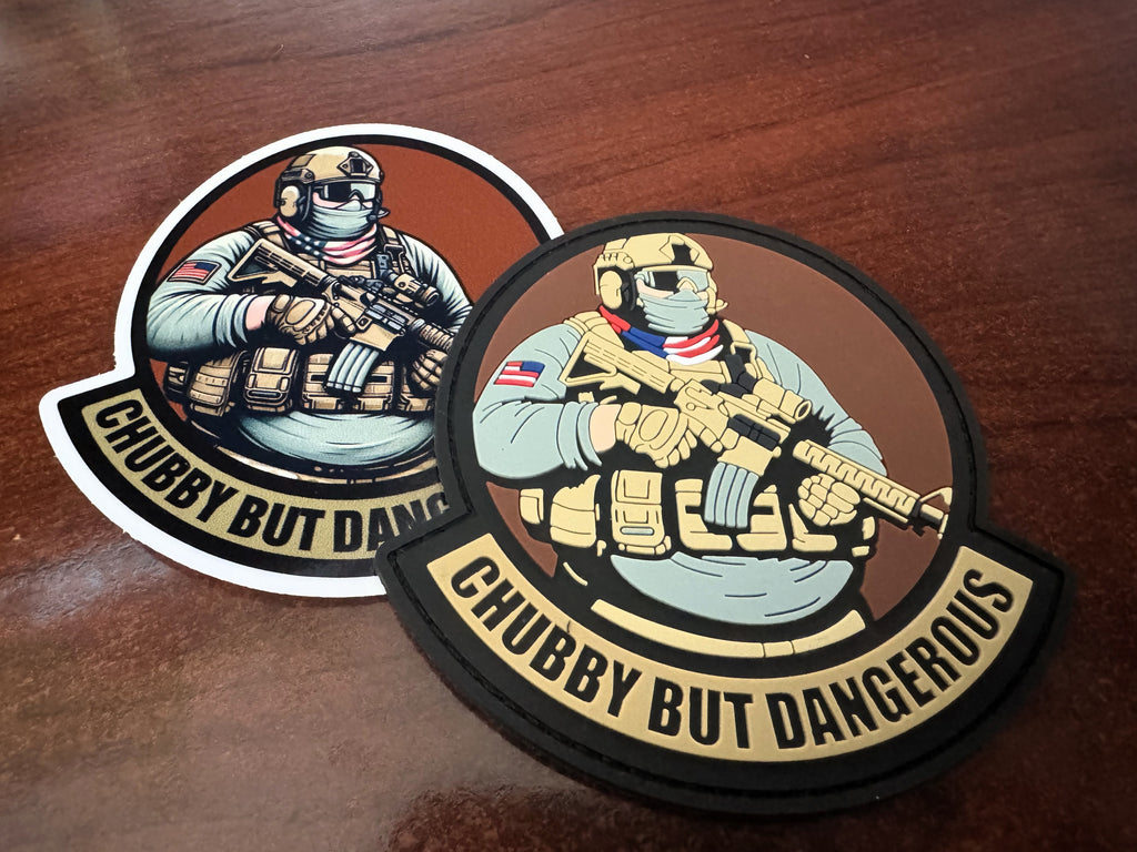 Big Bubba' - Chubby But Dangerous - OCP 4" PVC Patch - Meal Team 6 Mem