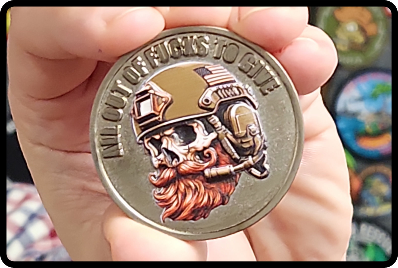 Custom Combat Plate Carrier Flak Patch - Custom Text, Color, and More