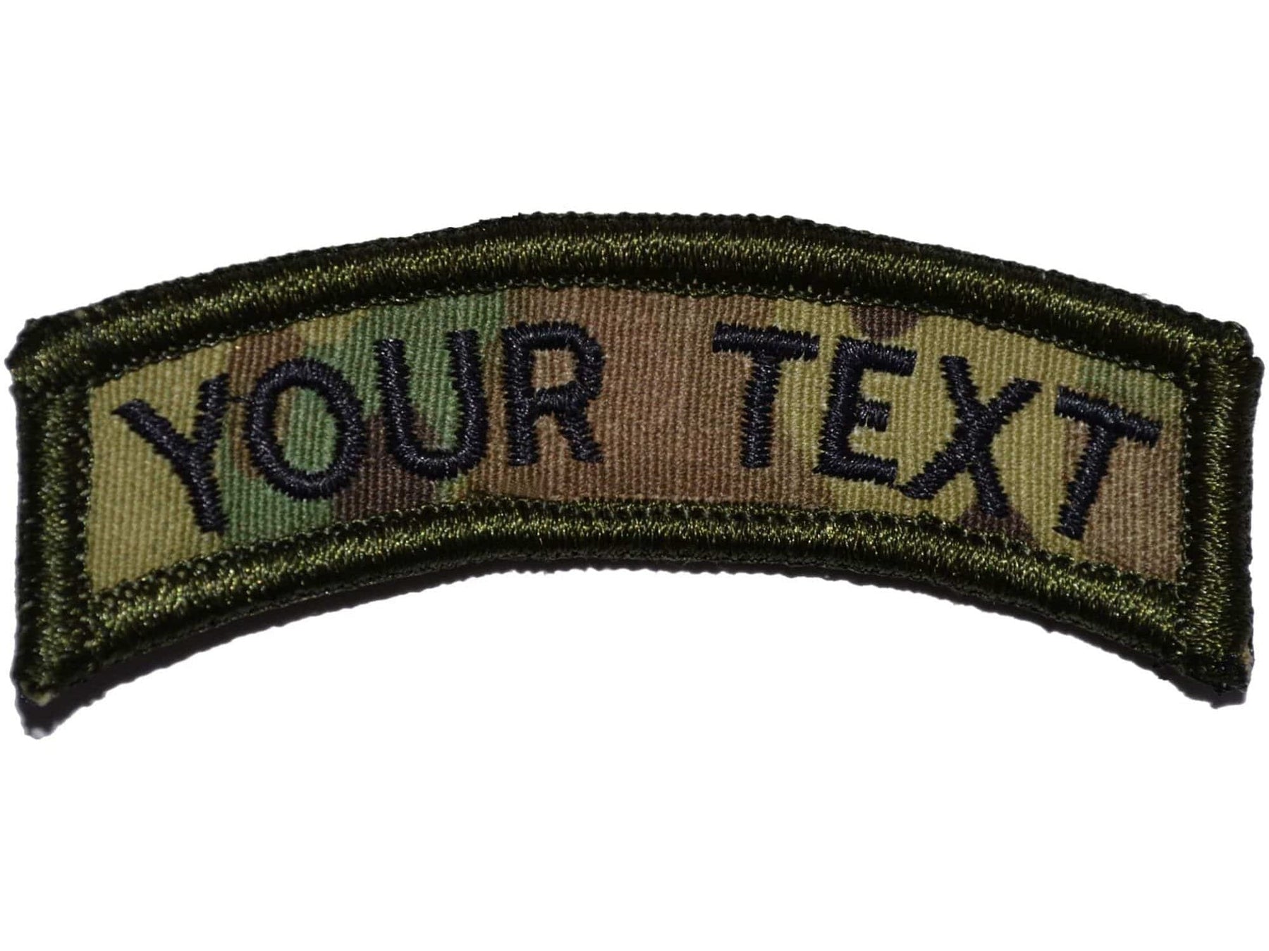2.75" Custom Text Military Tab Patch
