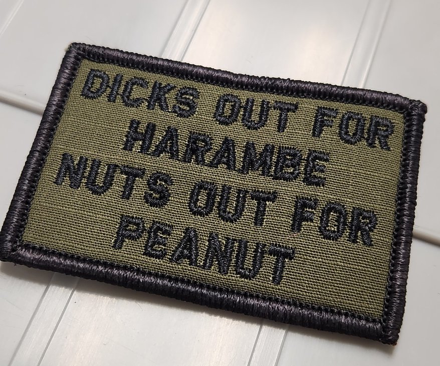 As Seen on Socials - Dicks Out For Harambe Nuts Out For Peanut - 2x3 P