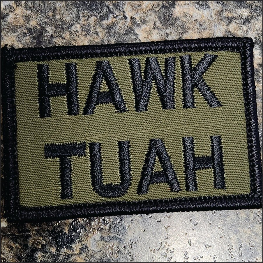 As Seen on Socials - "HAWK TUAH" - Spit On That Thang - 2x3 Patch - Ol