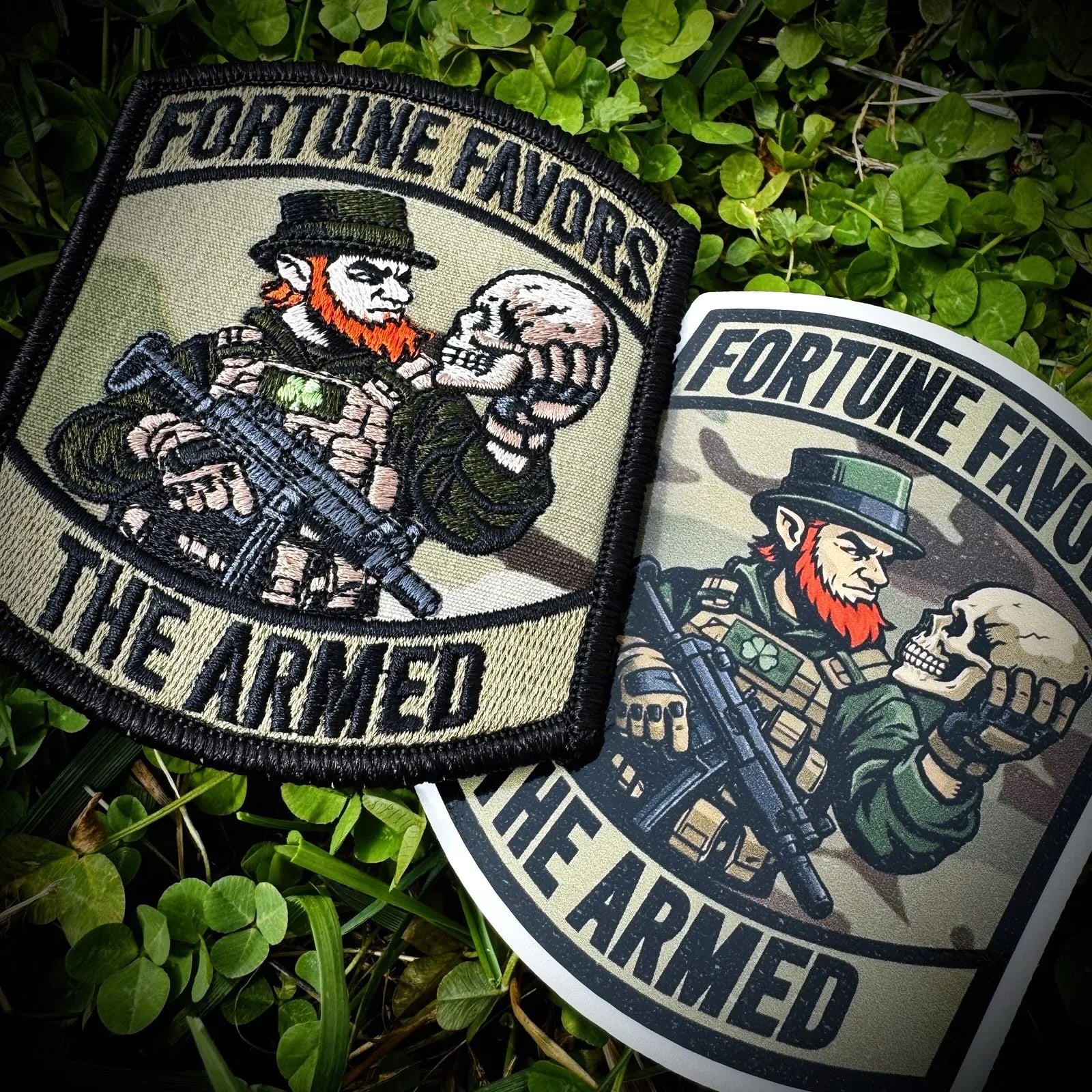 COMBO - POTM - March 2026 POTM - Fortune Favors The Armed - PATCH AND