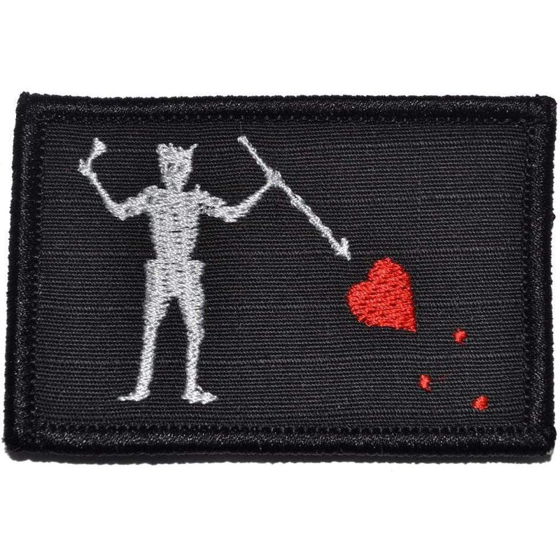 Edward Teach Blackbeard Pirate Flag - 2x3 Patch