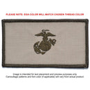 USMC Plate Carrier Flak Patch - Eagle Globe and Anchor Graphic (Filled