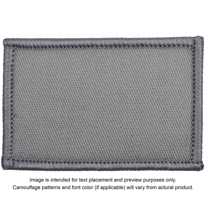 Custom Text Military 2x3 inch Patch. Your Text.