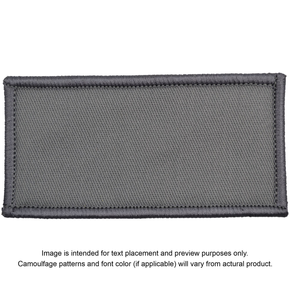 Custom Text Military 2x4 inch Patch. Your Text.
