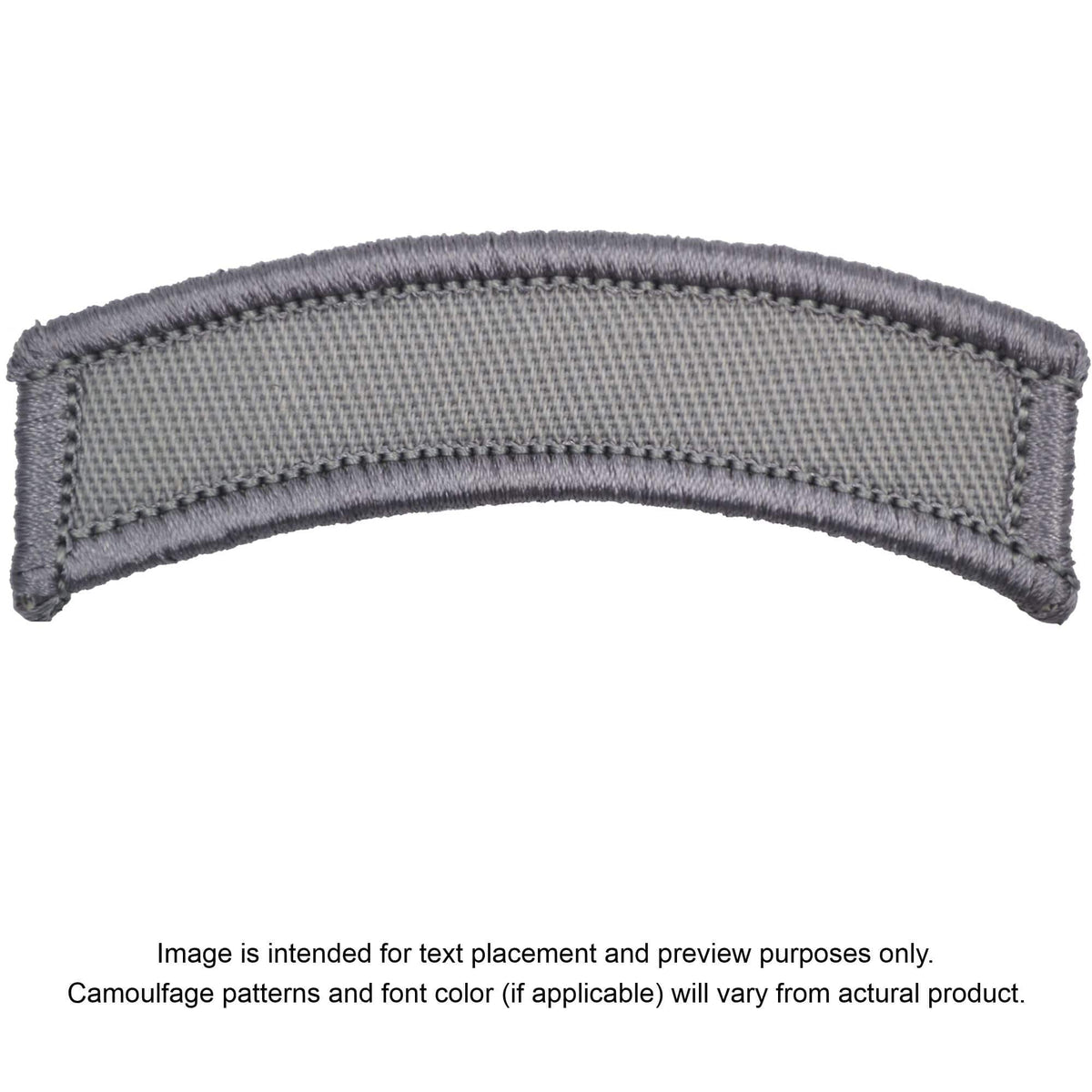 2.75" Custom Text Military Tab Patch