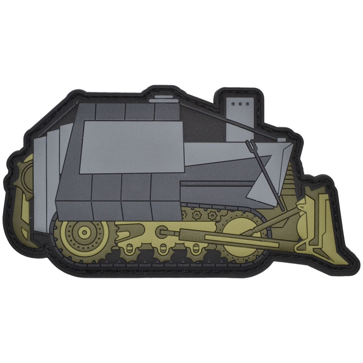 Killdozer PVC Patch - 2x4 inches, Full Color & OD Green: Unreasonable