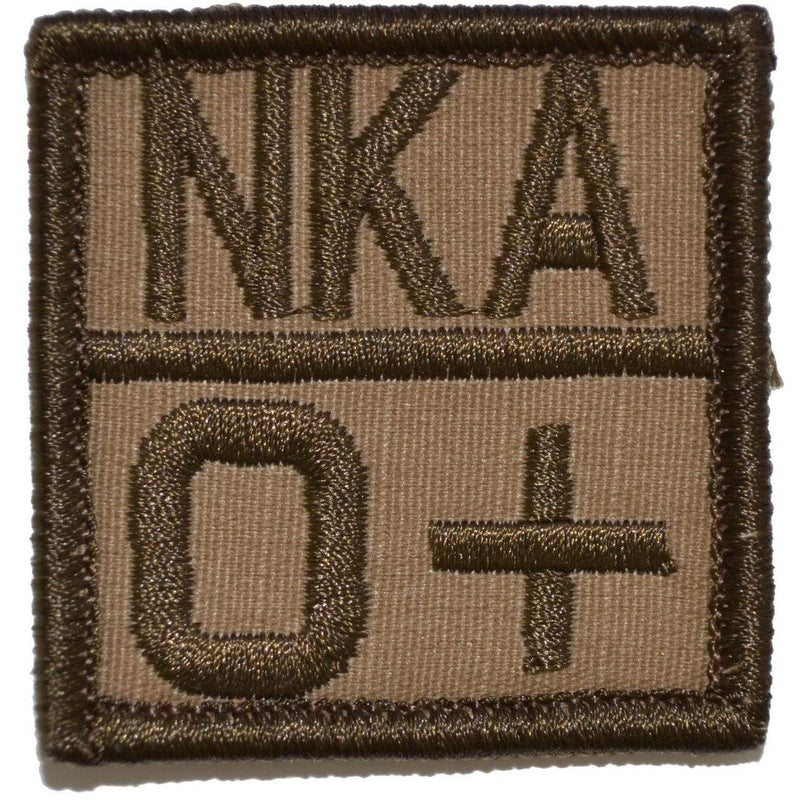 Custom Blood Type and Allergy - 2x2 Patch