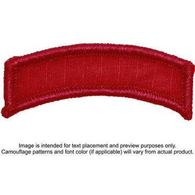 2.75" Custom Text Military Tab Patch