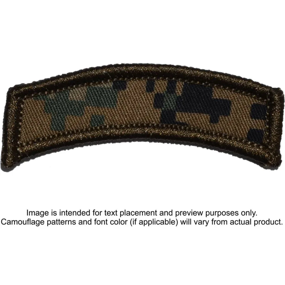 2.75" Custom Text Military Tab Patch