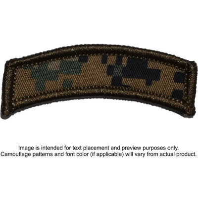 2.75" Custom Text Military Tab Patch