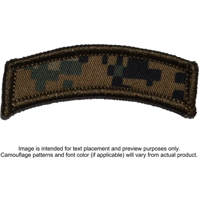 2.75" Custom Text Military Tab Patch