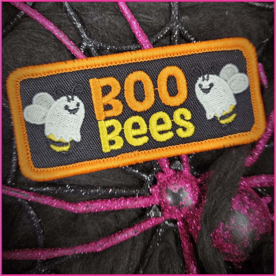 BOO-BEES - 4" Embroidered Patch
