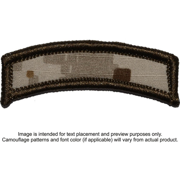 2.75" Custom Text Military Tab Patch
