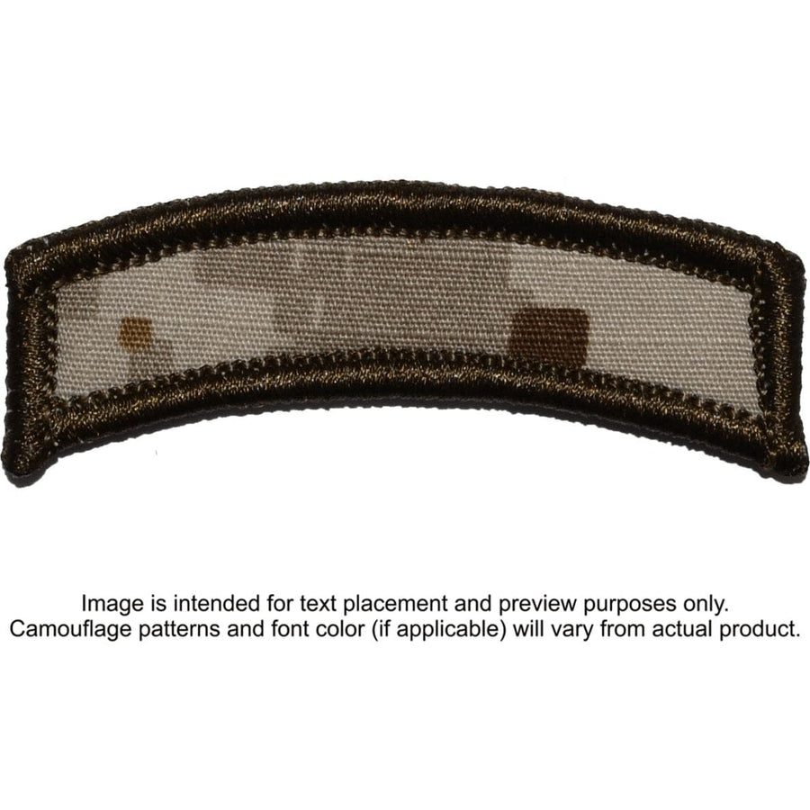 2.75" Custom Text Military Tab Patch