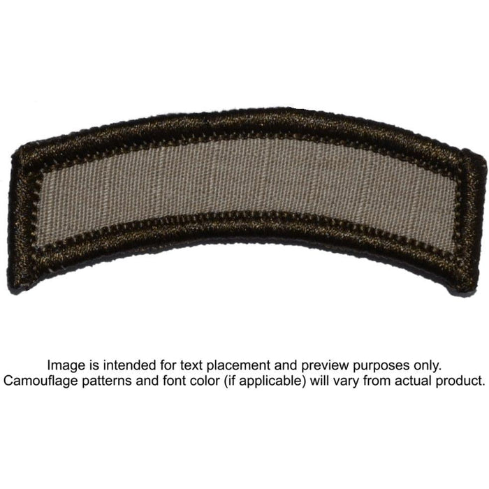 2.75" Custom Text Military Tab Patch
