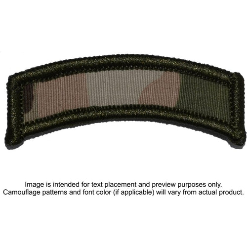 2.75" Custom Text Military Tab Patch