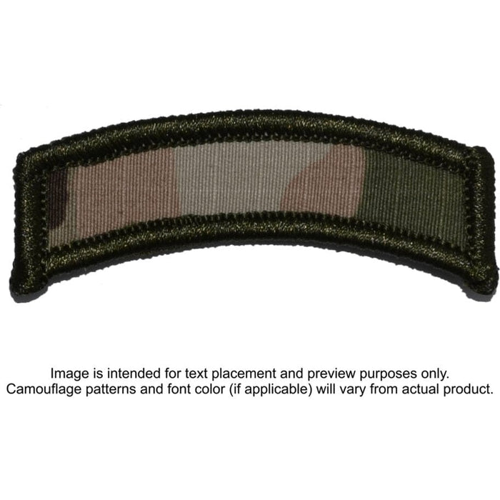 2.75" Custom Text Military Tab Patch