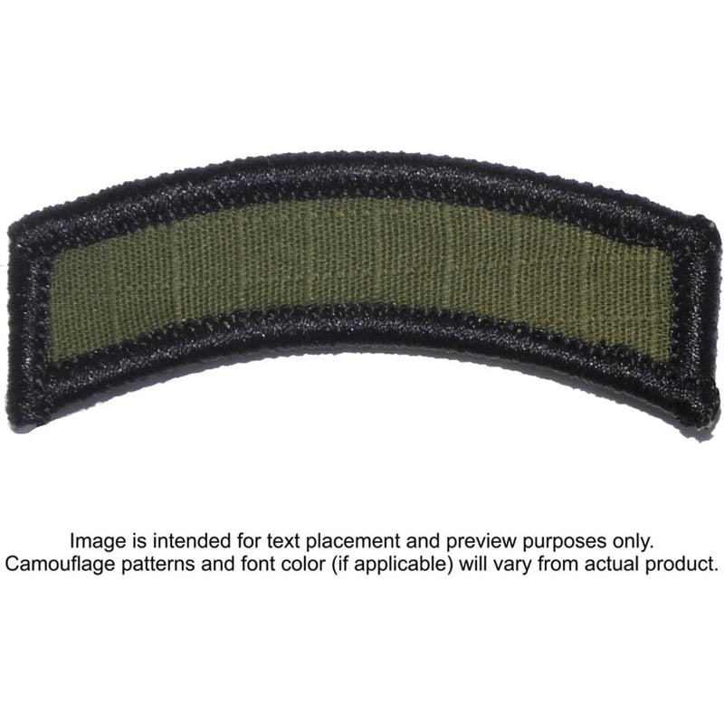 2.75" Custom Text Military Tab Patch